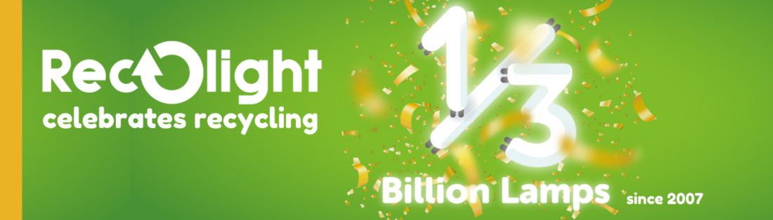 Recolight celebrates recycling third of a billion lamps - Recolight